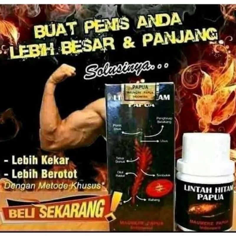 Jual Minyak lintah hitam papua asli 100% original-obat pembesar mr p permanen original 100% ...
