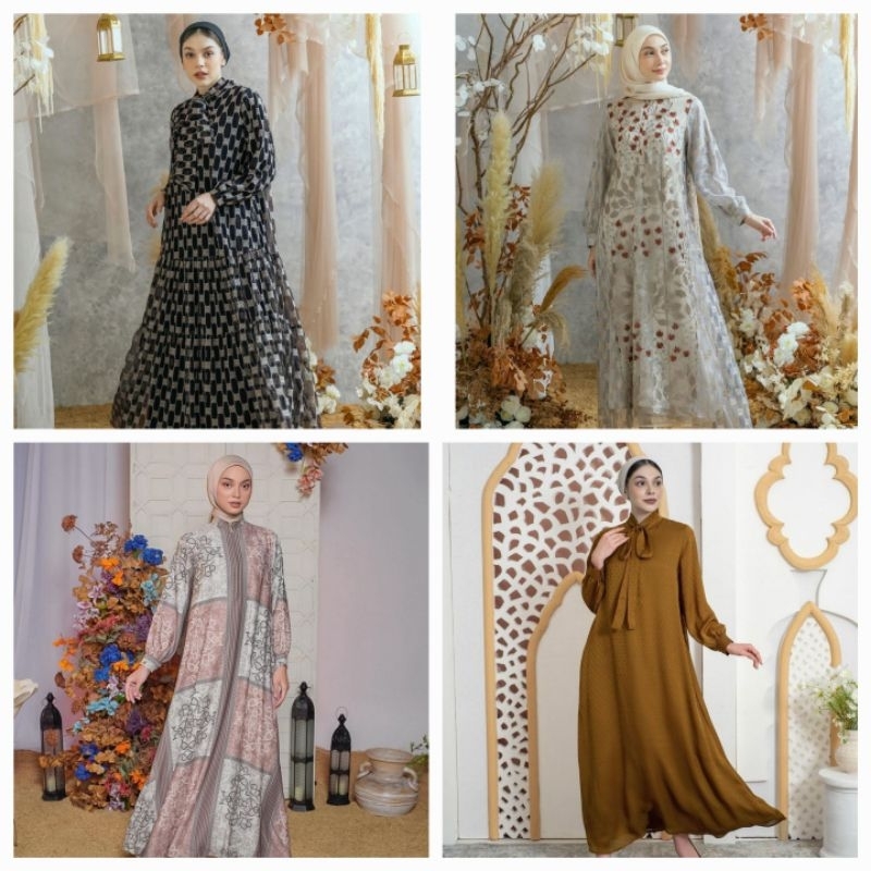 Jual Durrah Emmeline Adara Roseanne Zuri Lenora Sara Dress Tunic Abaya ...