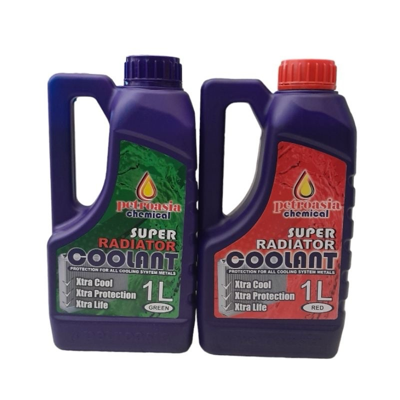 Jual Air Coolant - air radiator - cairan radiator 1 Liter hijau - air ...