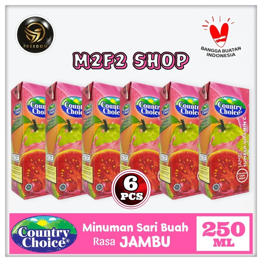 Jual Juice Country Choice Guava | Jus Jambu - 250 ml (Kemasan 6 Pcs ...