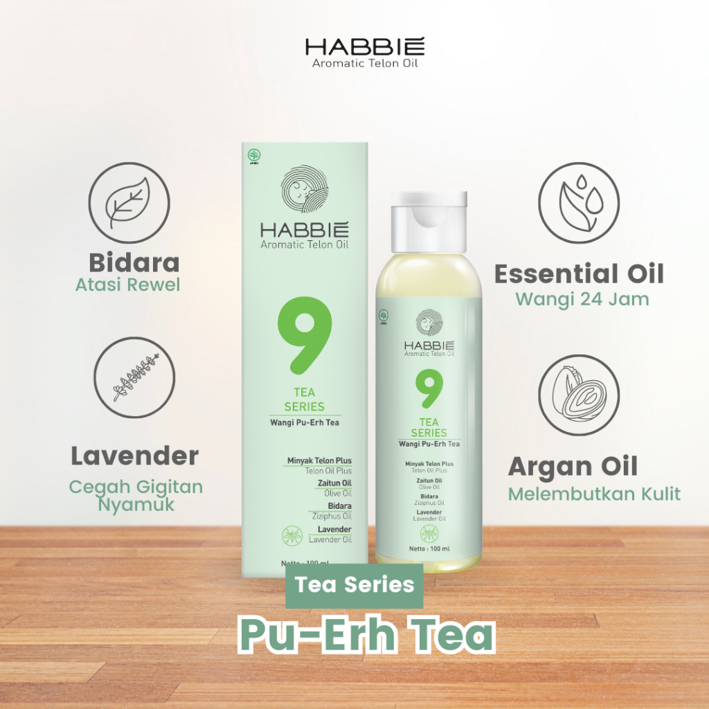 Jual Pu-Erh Tea (No. 9) 100ml - Habbie Aromatic Telon Oil Plus | Shopee Indonesia