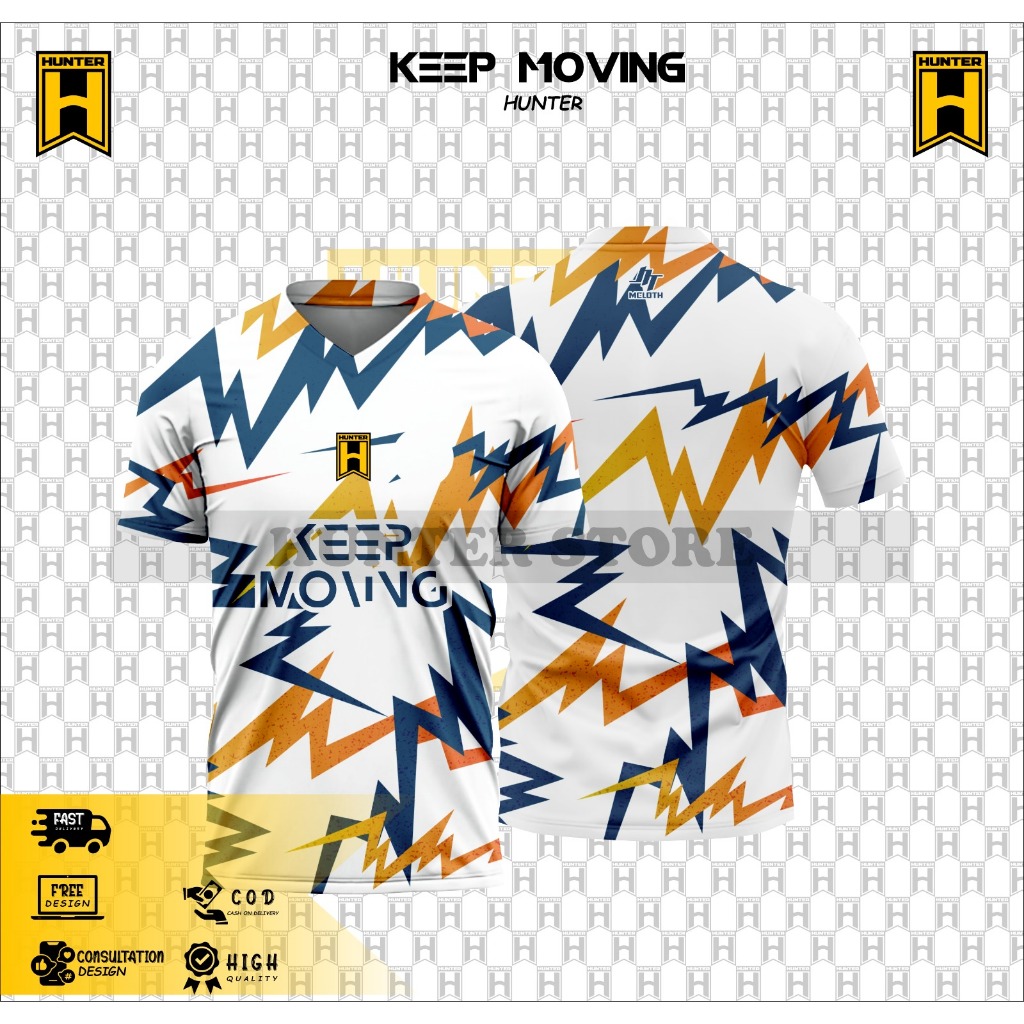 Jual JERSEY KAOS ATASAN BOLA KEEP MOVING ORIGINAL FREE NAMA | Shopee Indonesia