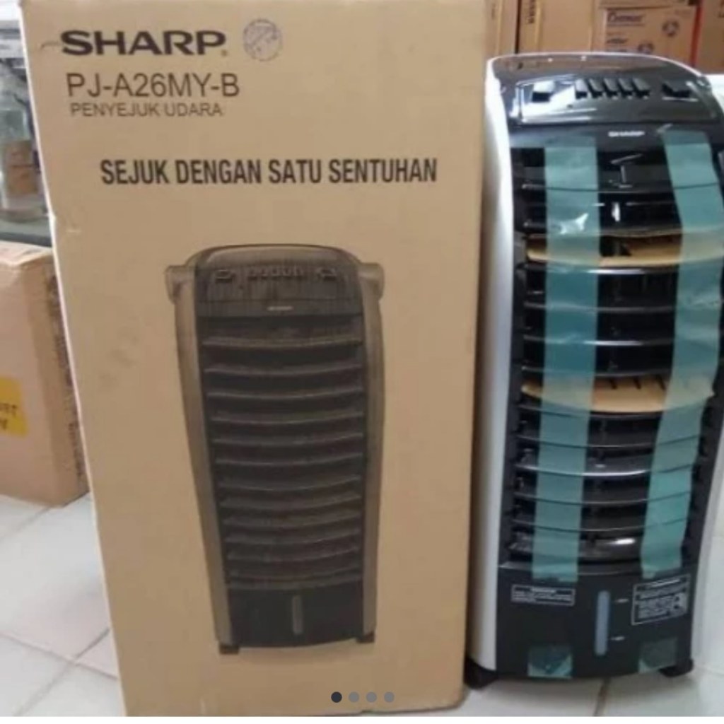 Jual Air Cooler Sharp PJ A26 MY B | Panel LCD Auto Swing | Shopee Indonesia
