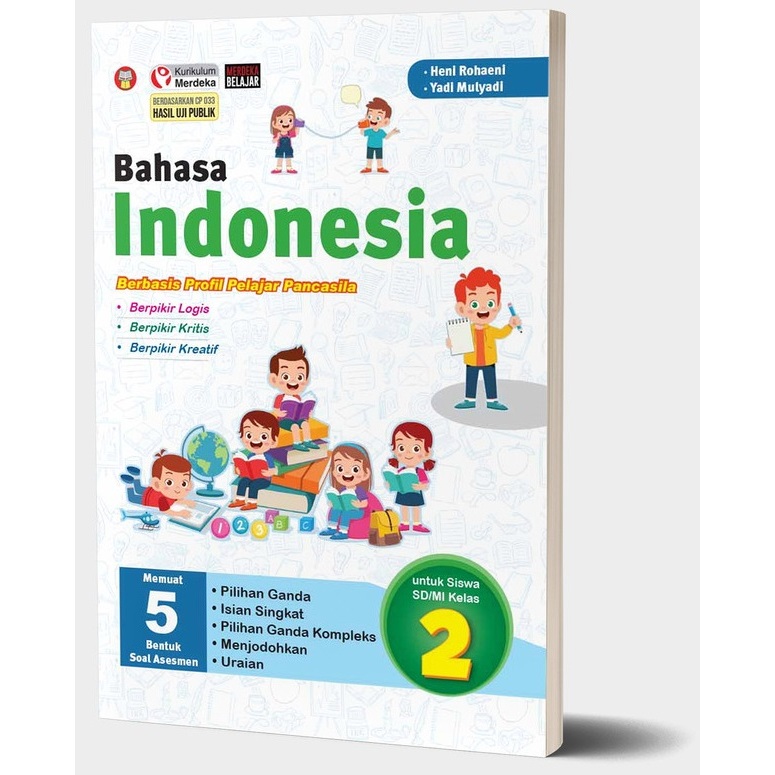 Jual BUKU BAHASA INDONESIA SD/MI KELAS 2 (KUR. MERDEKA) - YRAMA WIDYA | Shopee Indonesia