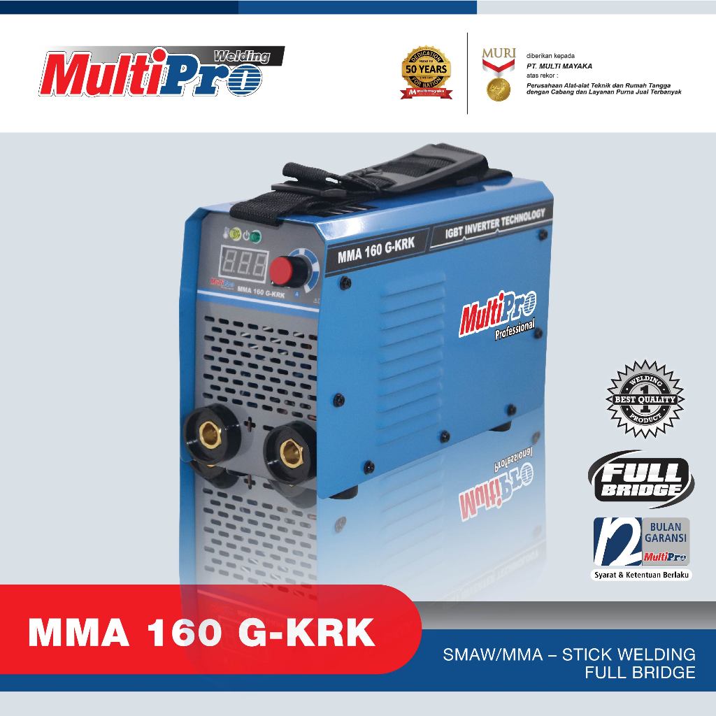 Jual MULTIPRO - MESIN LAS MMA 160 G-KRK / WELDING MACHINE - GARANSI 1 ...