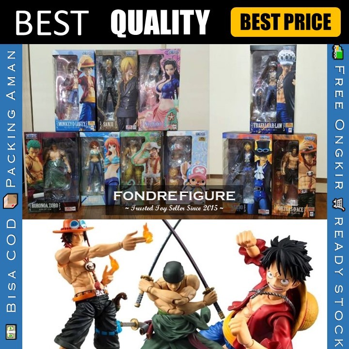Jual VAH ACE ZORO LUFFY ONE PIECE NAMI ROBIN SANJI CHOPPER USOPP FRANKY ...