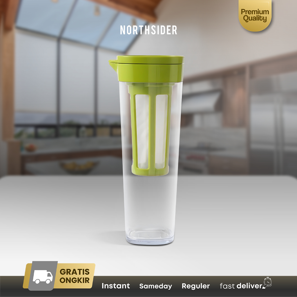 Jual Cold brew Coffee Tea maker Infuser 1100ml - alat kopi teh FTK250 ...