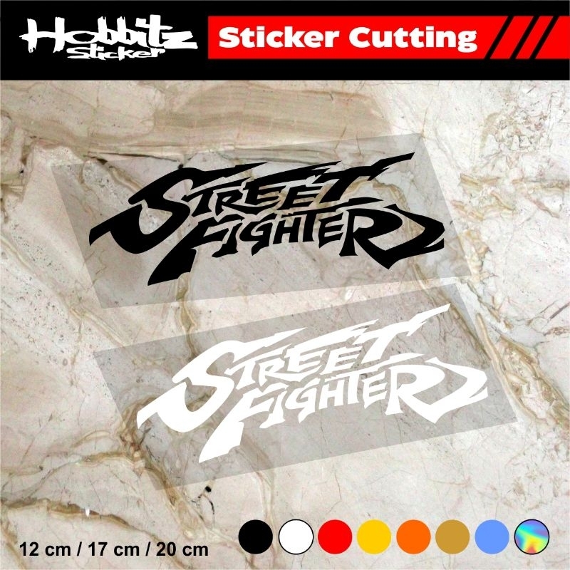 Jual STIKER STREET FIGHTER STICKER CUTTING MOBIL MOTOR VISOR HELM ...