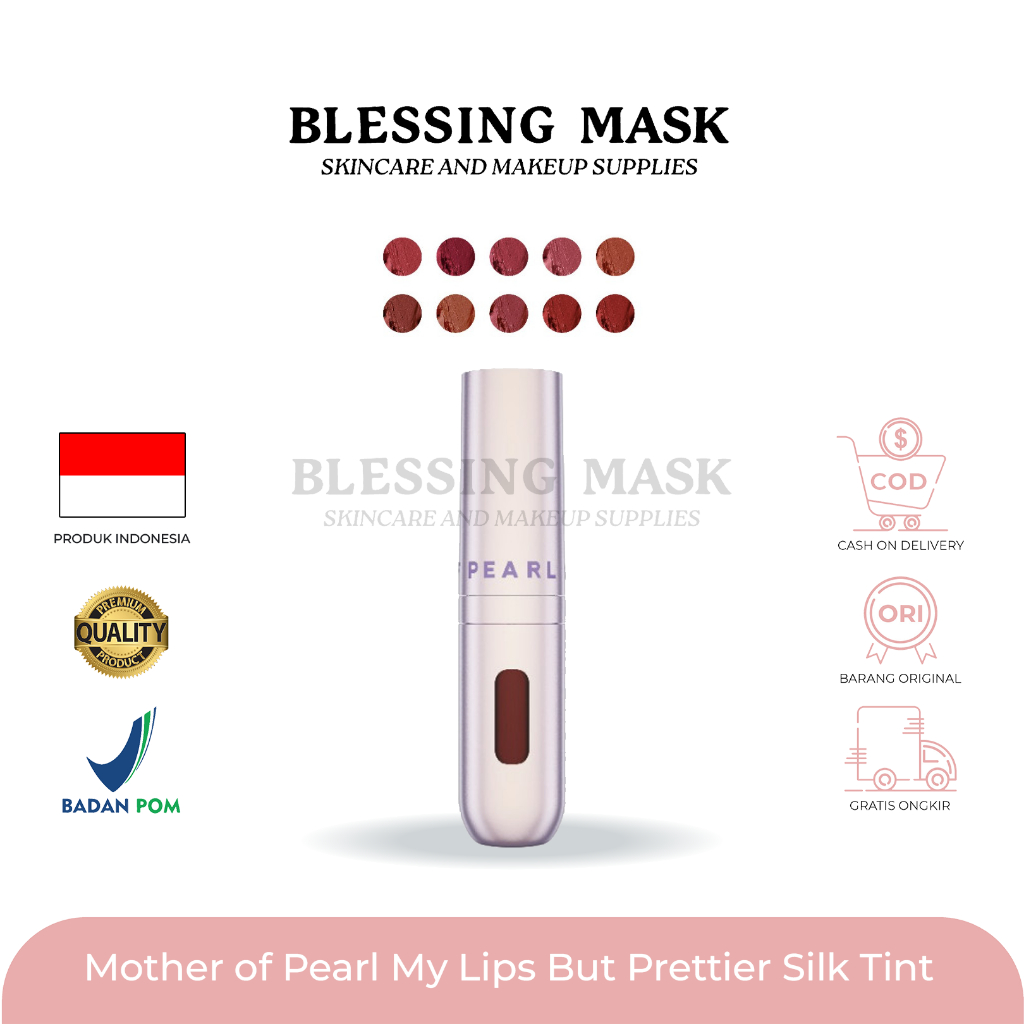 Jual MOP Mother OF Pearl - My Lips But Prettier Silk Tint [Made by ...
