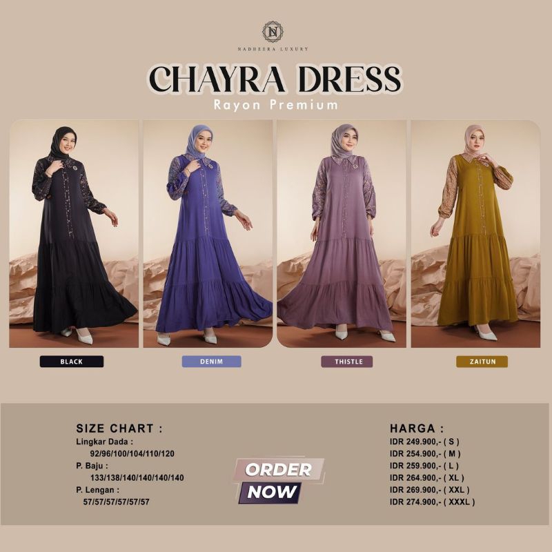 Jual Chayra Dress by Nadheera Luxury | Shopee Indonesia