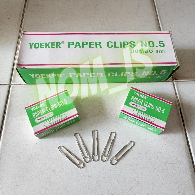 Jual Trigonal Clip / Paper Clip / Klip Kertas Jumbo No. 5 | Shopee ...