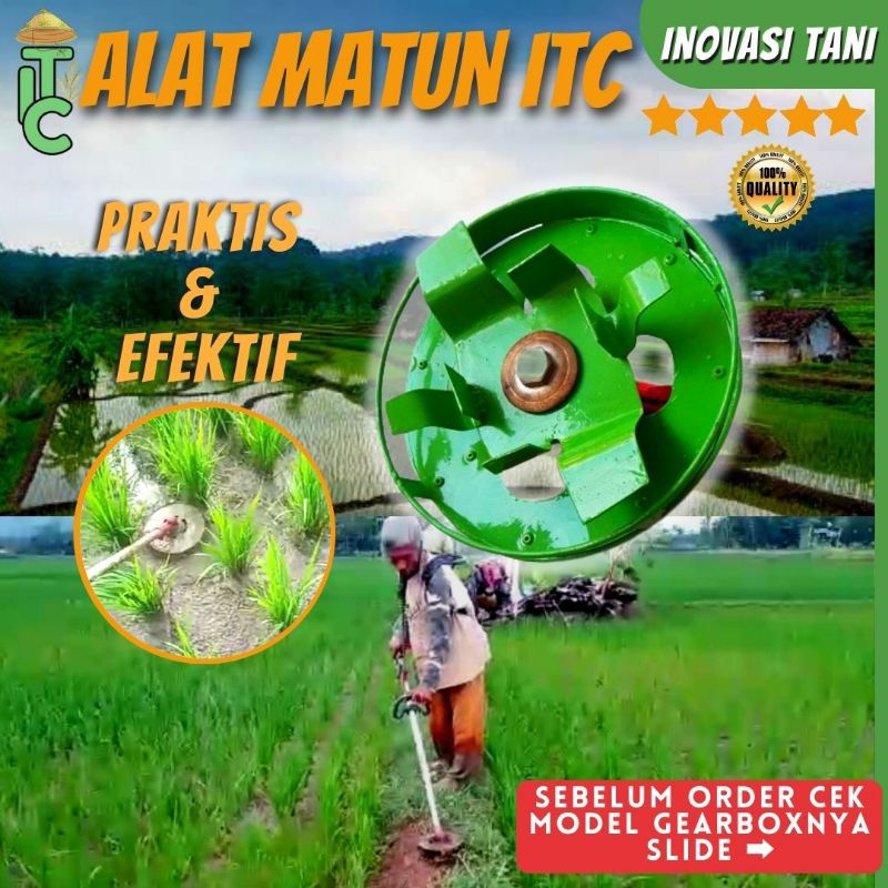 Jual Alat Matun Padi Praktis Mata Pisau Potong Rumput | Alat Penyiang ...