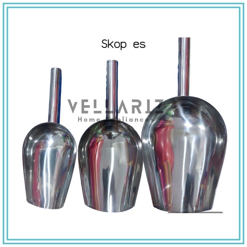 Jual Skop Es Batu Stainless / Serok Es / Sendok Es / Skop Stainless ...