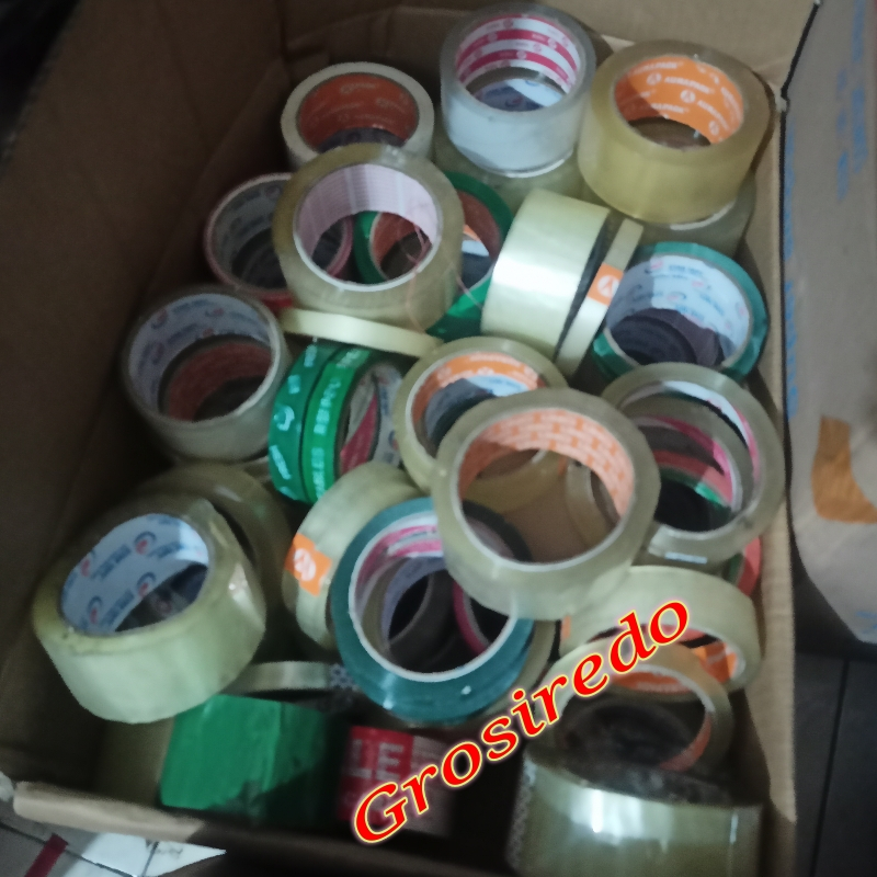 Jual Lakban Kiloan Reject 95% Layak Pakai Good Condition - CAMPUR ...