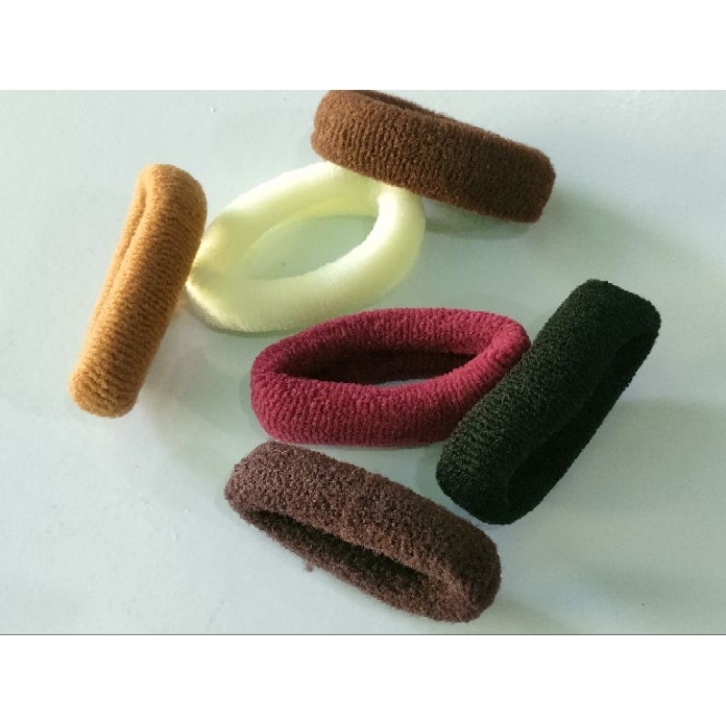 Jual ikat rambut polos gelap | ikat rambut murah | ikat rambut korea ...