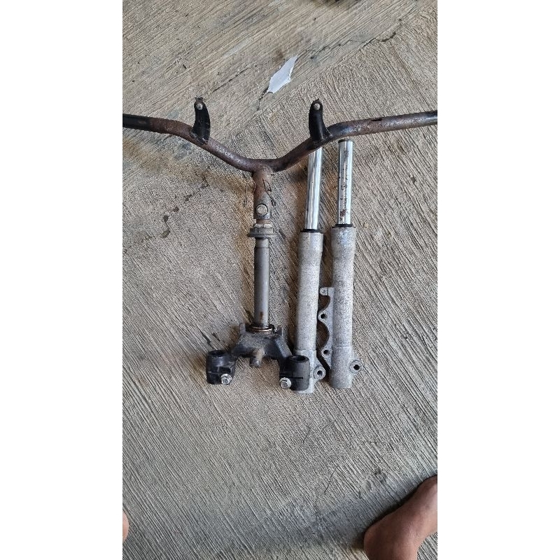 Jual shok segitita set stang stir beijing champ copy 125z | Shopee ...