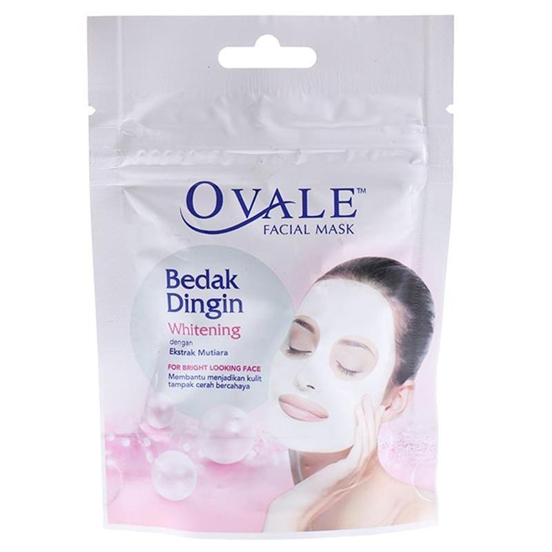 Jual OVALE FACIAL MASK BEDAK DINGIN MUTIARA SACHET 15 GRAM | Shopee Indonesia