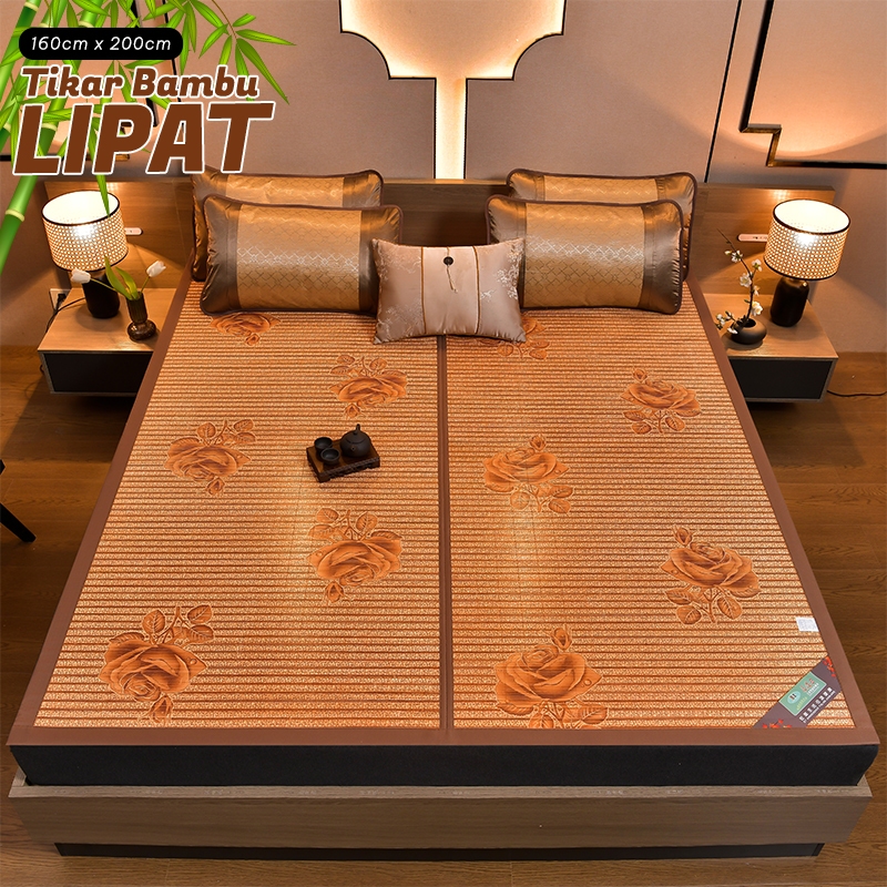 Jual Tikar Lipat Bambu Tikar Lipat Alas Kasur Pendingin Tikar Alas ...