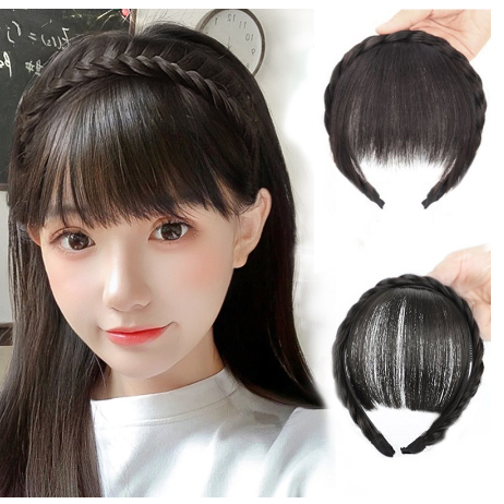 Jual WIG BAndo Poni / Wig Poni Rambut Palsu Model Tulang Ikan / Bando ...