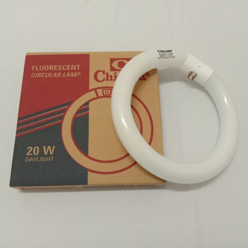 Jual Lampu Chiyoda TL Bulat / FCL 20W / 32W Daylight(Putih) | Shopee ...