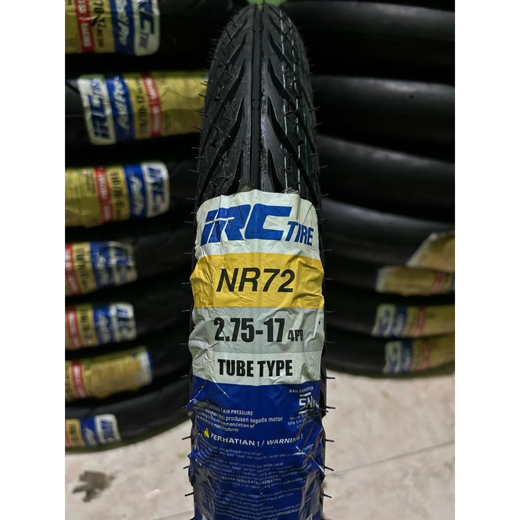 Jual BAN LUAR RING 17 IRC 275 17 NR72 BELAKANG NON TUBLES | Shopee ...