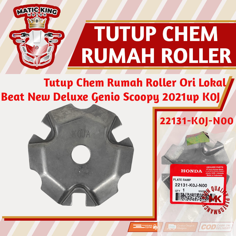 Jual Tutup Rumah Roller Pulley Pully Puli Depan Genio Beat Deluxe ...