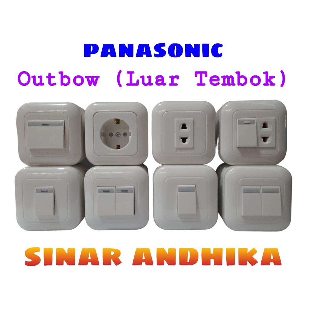Jual SAKLAR / STOP KONTAK PUTIH OUTBOW WIDE SERIES PANASONIC | Shopee ...