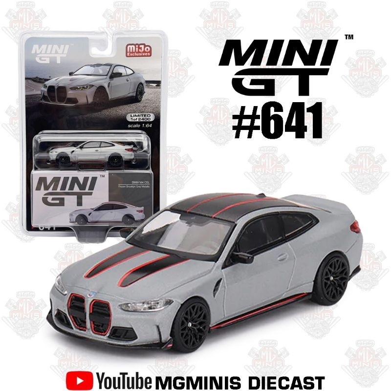 Jual MiniGT Mini GT BMW M4 CSL G82 Frozen Brooklyn Grey Metallic | Shopee Indonesia