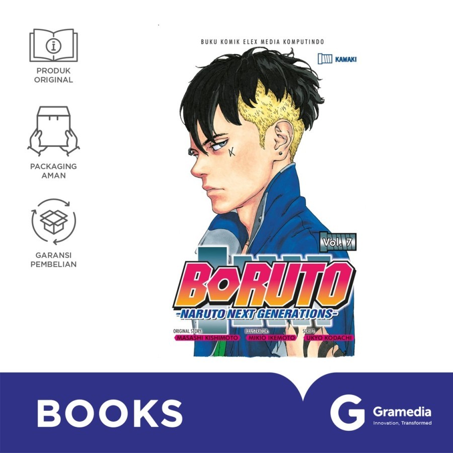 Jual Gramedia MKG - Komik Boruto - Naruto Next Generation Vol. 7 - MASASHI KISHIMOTO | Shopee ...