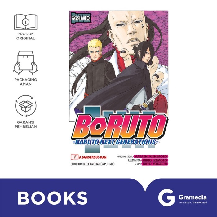 Jual Gramedia MKG - Komik Boruto - Naruto Next Generation Vol. 10 - MASASHI KISHIMOTO | Shopee ...