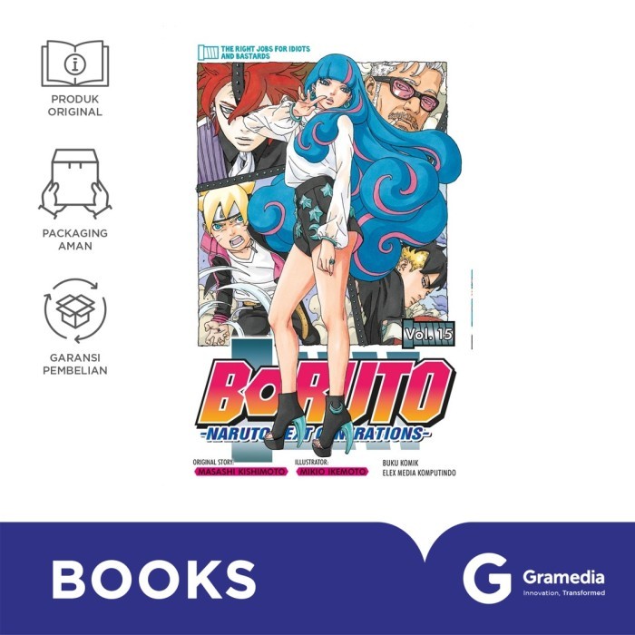Jual Gramedia MKG - Komik Boruto - Naruto Next Generation Vol. 15 - MASASHI KISHIMOTO | Shopee ...