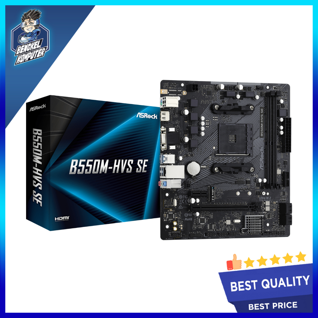 Jual MOTHERBOARD ASROCK B550M-HVS SE | Shopee Indonesia