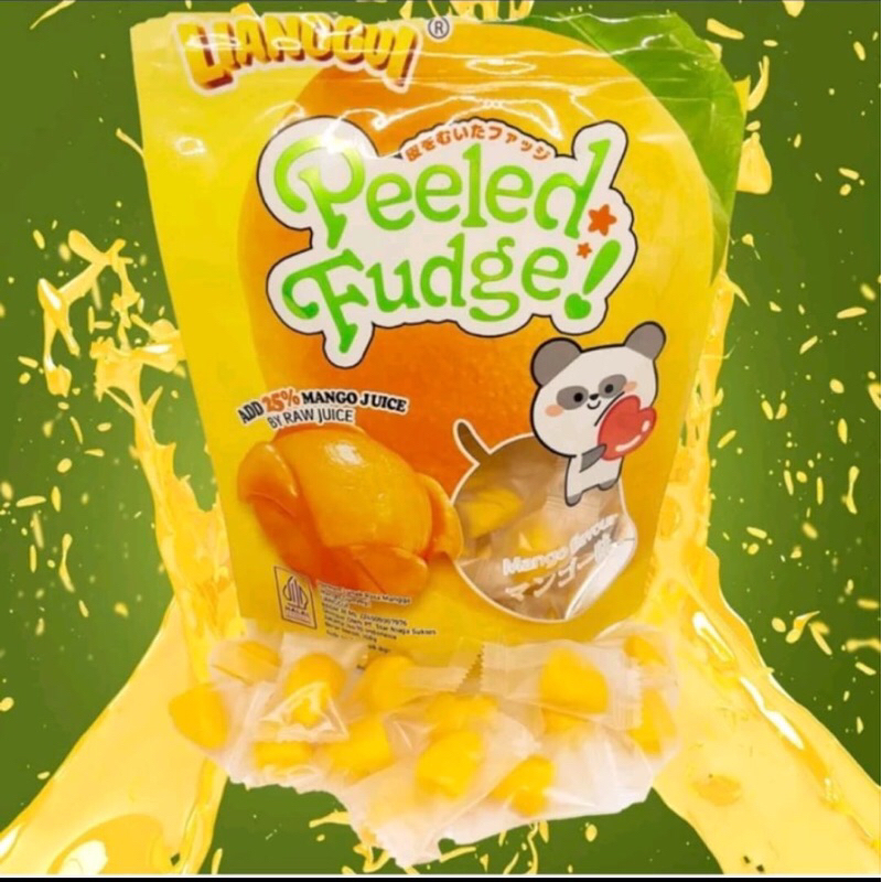 Jual permen viral Peeled fudge manggo,orange,strawberry,lychee | Shopee ...
