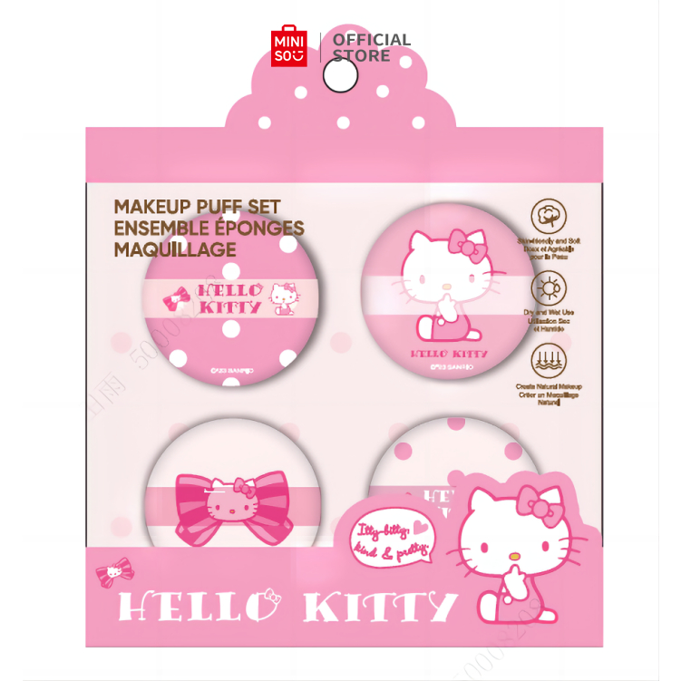 Jual Sponge Makeup Miniso - Hello Kitty Beauty Diary Series Cushion ...