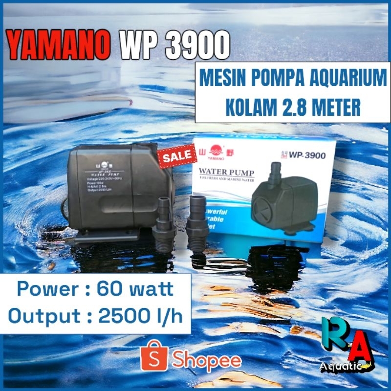 Jual Mesin Pompa Filter Aquarium Kolam Koi Pompa Kolam Hidroponik 2500 ...