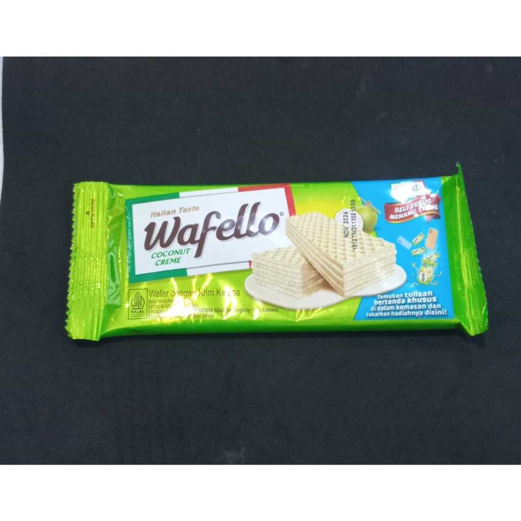Jual WAFELLO WAFER COCONUT CREME 17G | Shopee Indonesia