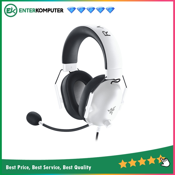 Jual Razer BlackShark V2 X Multi-platform wired gaming headset - White ...