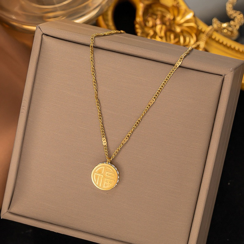 Jual Kalung Titanium Wanita Anti Karat Selamanya / Kalung Titanium Plus ...