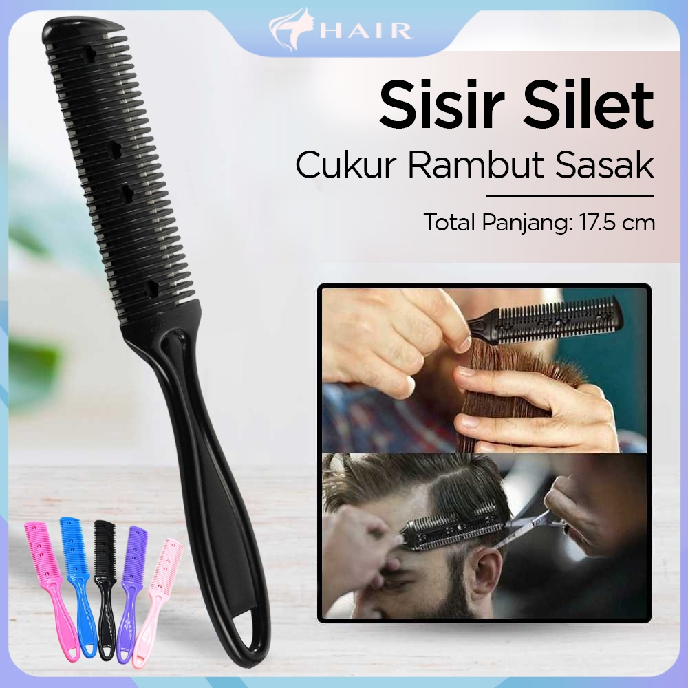 Jual HIR-0160 Sisir Sasak / Silet Cukur Rambut Sasak Magic Comb Razor ...