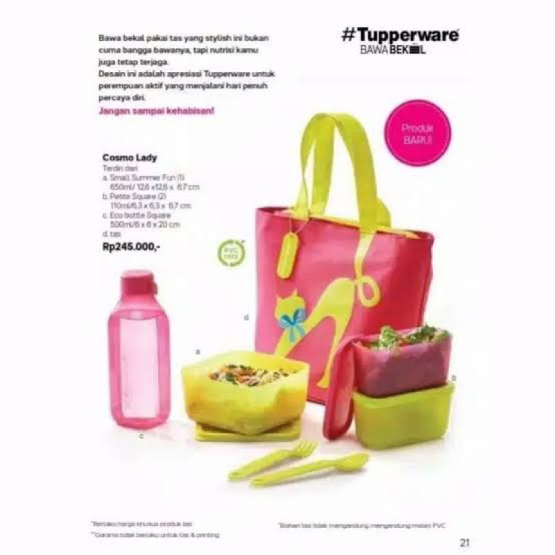 Jual Cosmo Lady Tupperware | Shopee Indonesia
