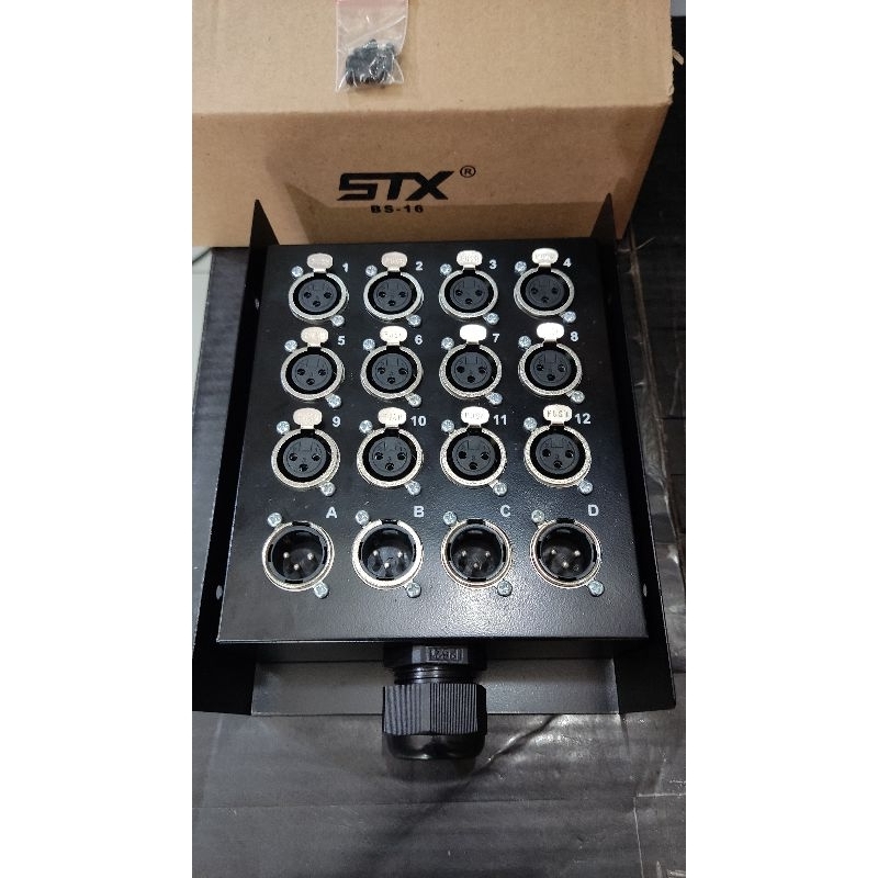 Jual Box Snake isi 16 Channel STX BS-16 Terminal Snake Cable STX XLR ...