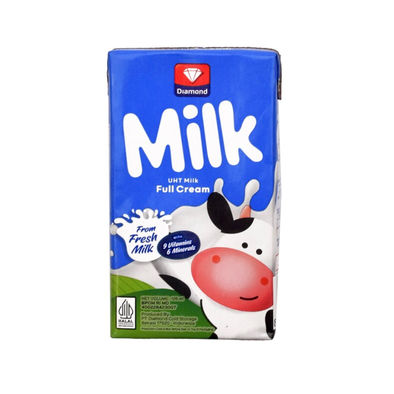 Jual Diamond Uht Full Cream 125 Ml | Shopee Indonesia