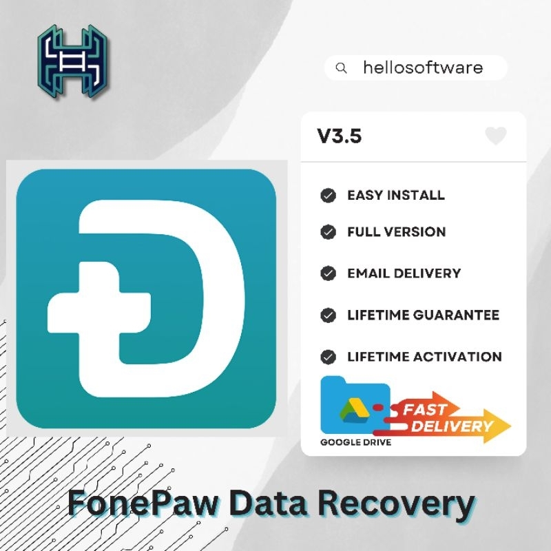 Jual FonePaw Data Recovery 3.5 Full Version (Versi Terbaru) | Shopee ...