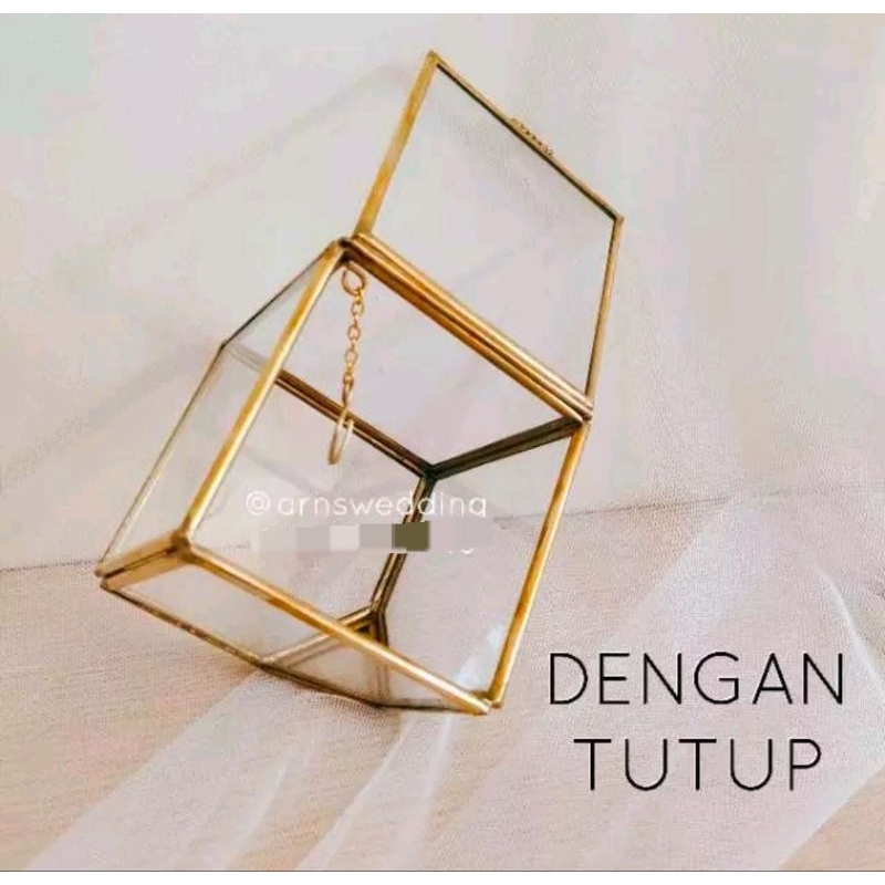 Jual Glass Box / Kotak Kaca / Box Kaca / Terrarium / Kotak Mahar ...