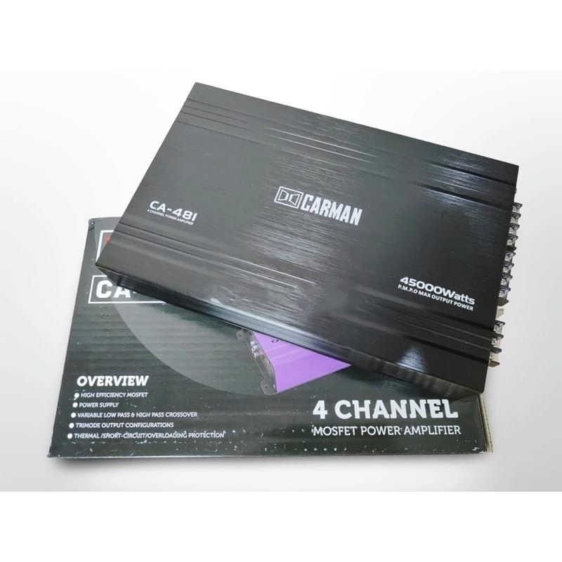 Jual Power Amplifier Carman CA-481 CA 481 Mosfet Amplifier 4 Channel | Shopee Indonesia