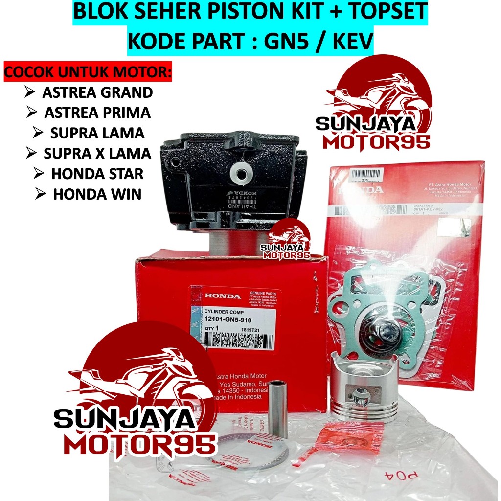Jual Blok Seher Assy Supra X lama - Honda Win - Astrea Grand - Prima Komplit Free TOP SET GN5 ...