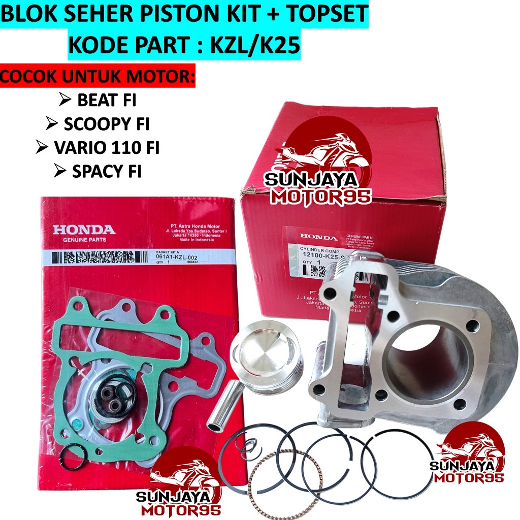 Jual Blok Seher KZL Komplit Beat FI / Scoopy FI / Spacy / Vario 110 Injeksi Stater Kasar ...