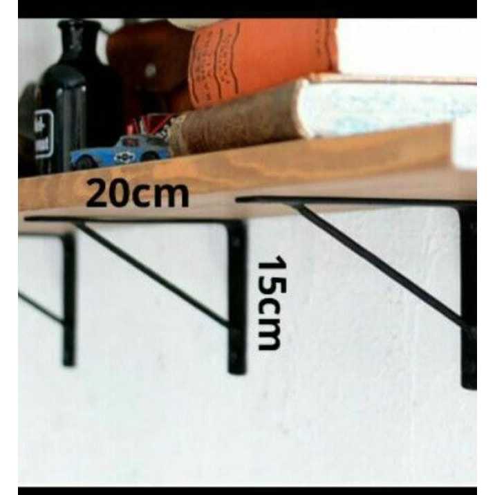 Jual Bracket Besi Siku Rak Dinding Susun Tebal | Shopee Indonesia