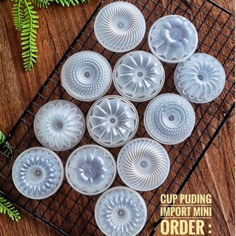 Jual Cetakan Puding Mini 12pcs Loyang Pudding Agar Agar Jelly Plastik ...