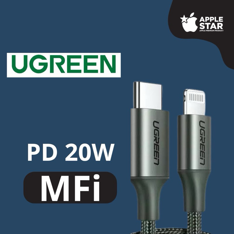 Jual UGREEN Kabel C to Lightning 20W Support MFI For iPhone | Shopee ...